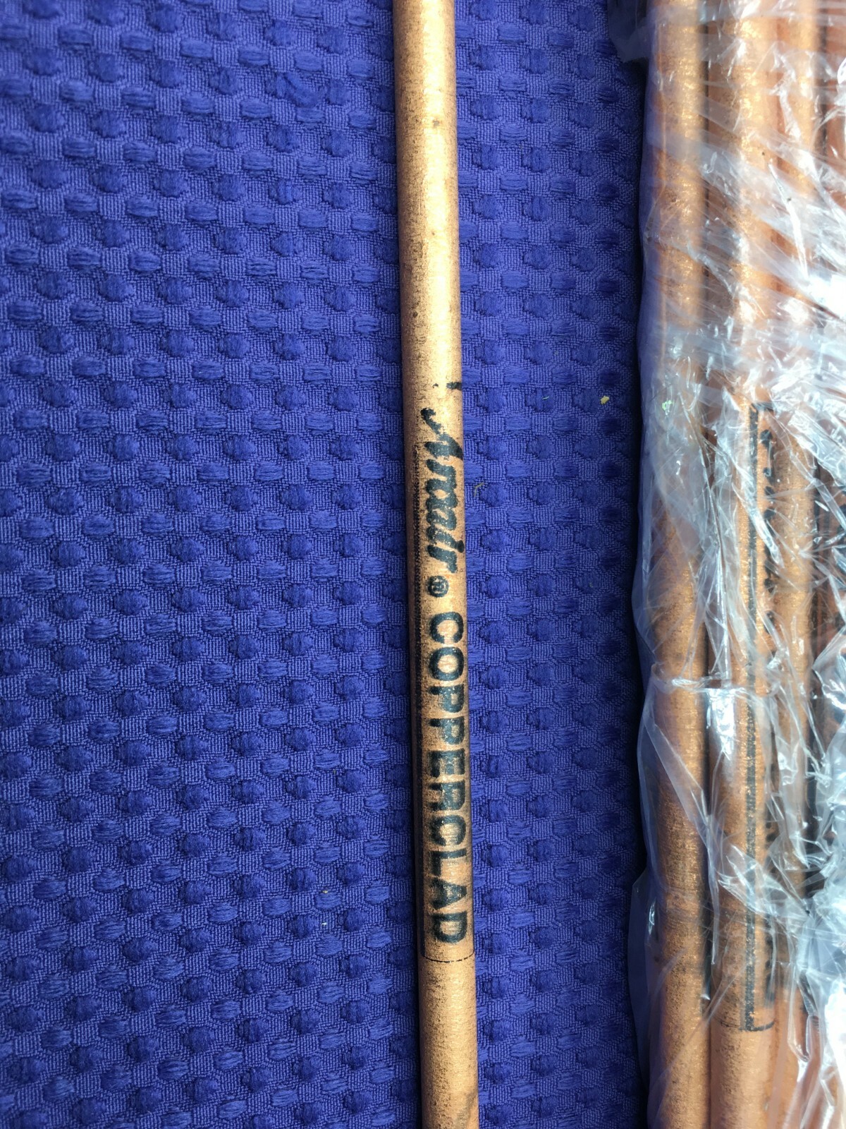 Fifty ARCAIR 3/8" x 12" Long Copper Coated / Clad Carbon Welding ...