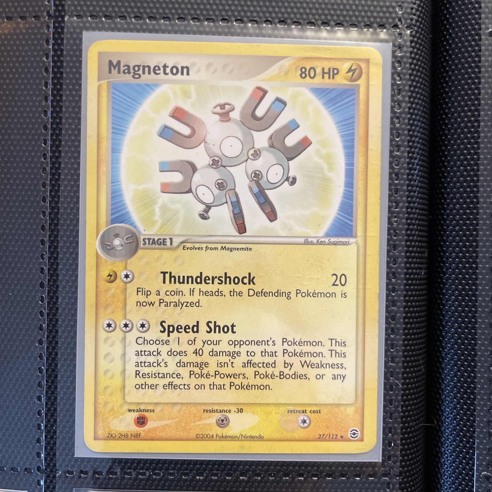Pokémon TCG Magneton EX FireRed & LeafGreen 27 Regular Rare | eBay