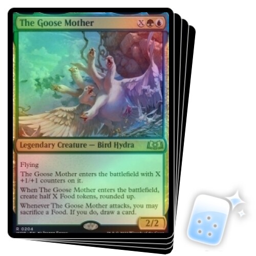 FOIL THE GOOSE MOTHER X4 Wilds Of Eldraine WOE Magic MTG MINT CARD | eBay