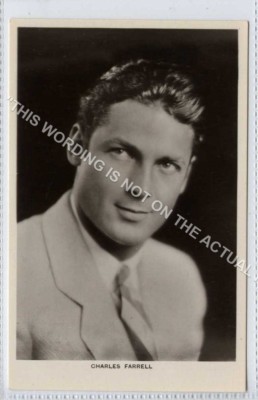 (Ld1467-100) RP, Actor Charles Farrell, Unused VG-EX | eBay UK
