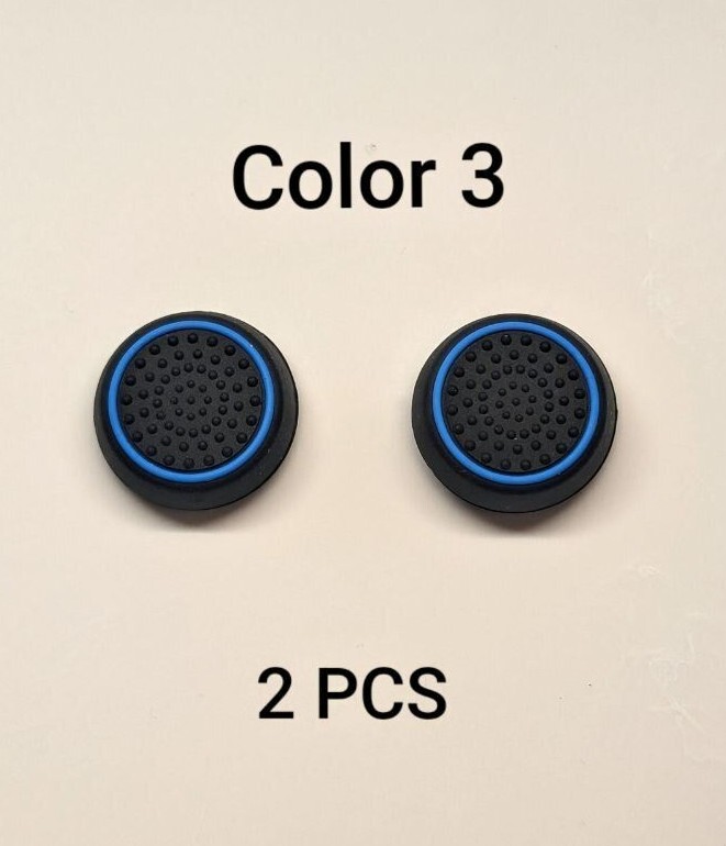 2PCS Analog Thumb Stick Grips Caps for XBox Dualshock 5 4 PS4 PS3 ...