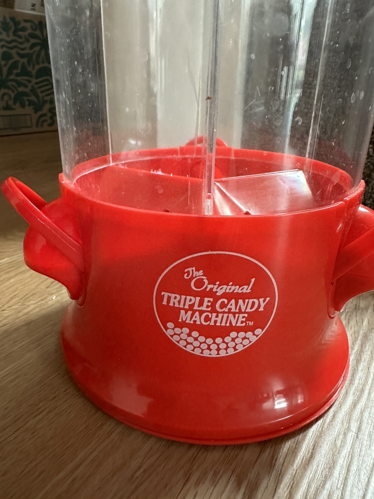 Triple Candy Machine Dispenser Machine 3 Compartments Gumball Gum Ball ...