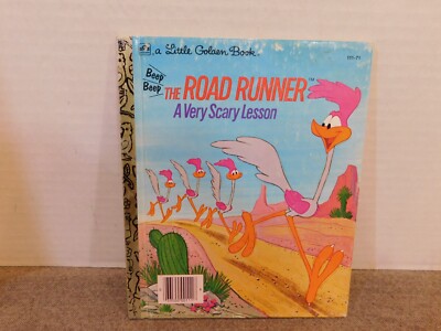 Little Golden Book "The Road Runner A Very Scary Lesson" 1974 | eBay