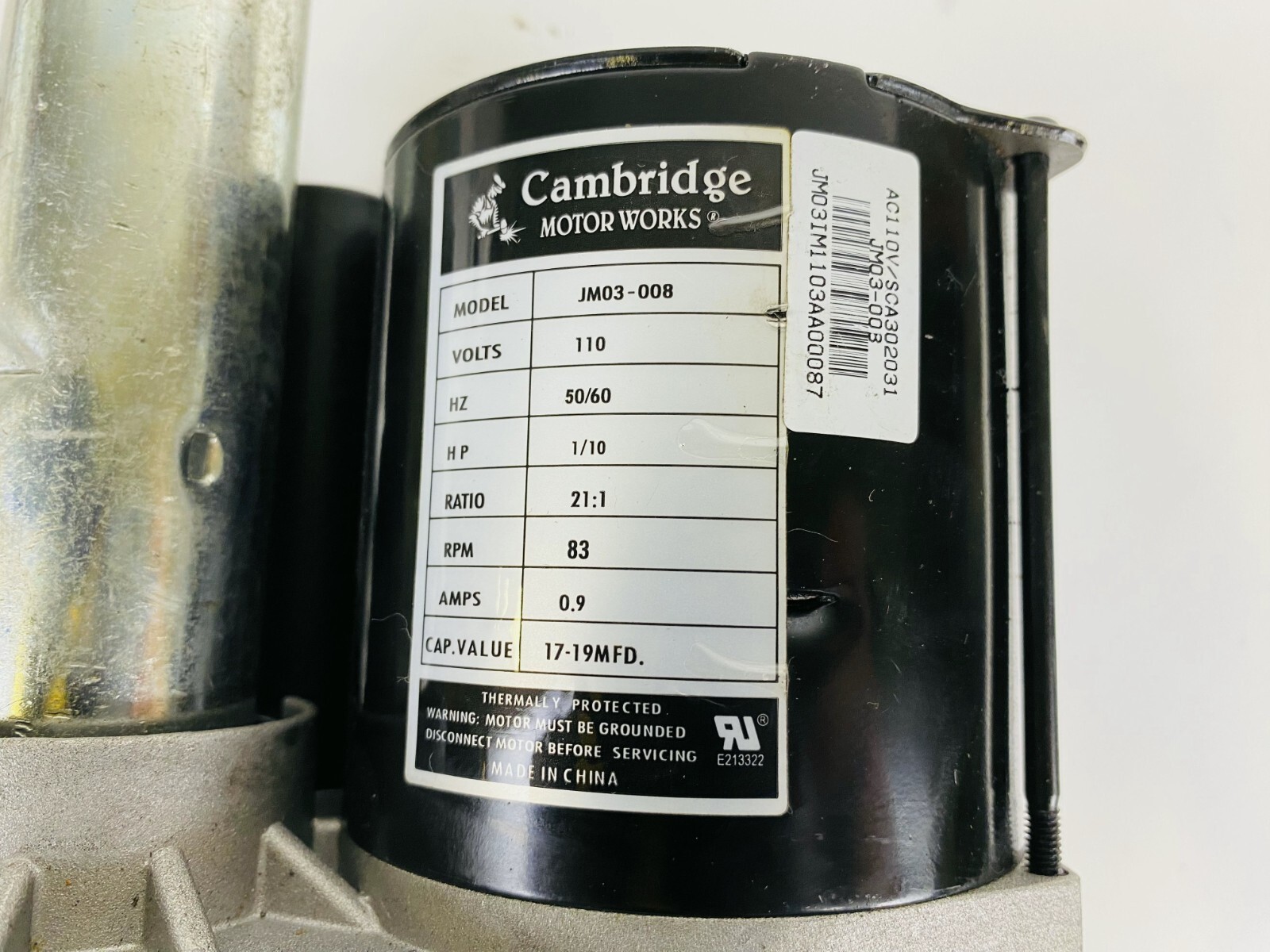 Vision Fitness T9600 T9700 Treadmill Incline Motor Elevation JM03-008 ...