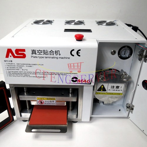 NEW 5-in-1 AS-MAG OCA Laminator 7" LCD Screen Repair Vacuum Laminating ...