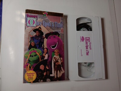 Barney - Once Upon a Time VHS (1996, Storytelling Rapunzel, Goldilocks ...