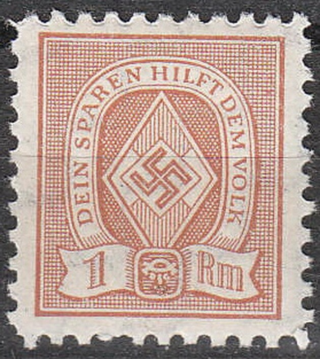 Stamp Germany Revenue WWII Fascism War Era Sport Folk Selection HJ MNH ...