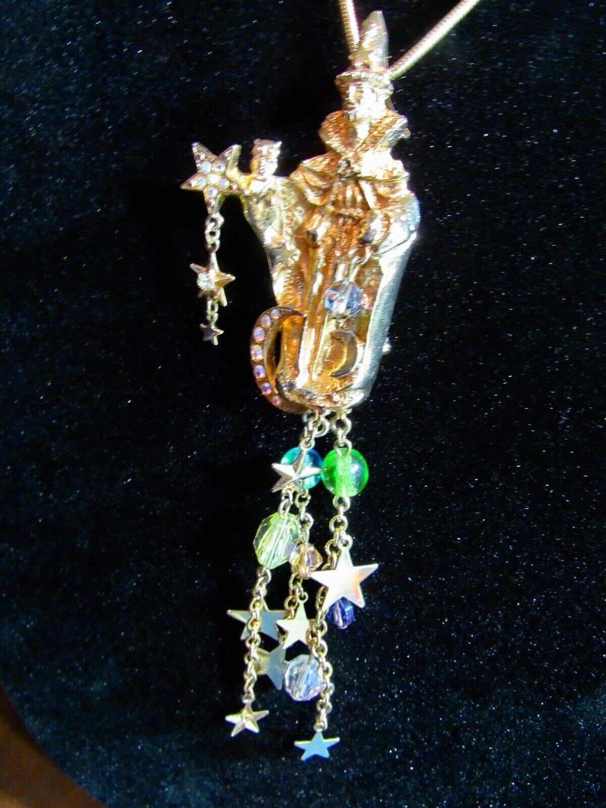 Kirk's Folly Pin/Pendant Magical Wizard Necklace - Gem