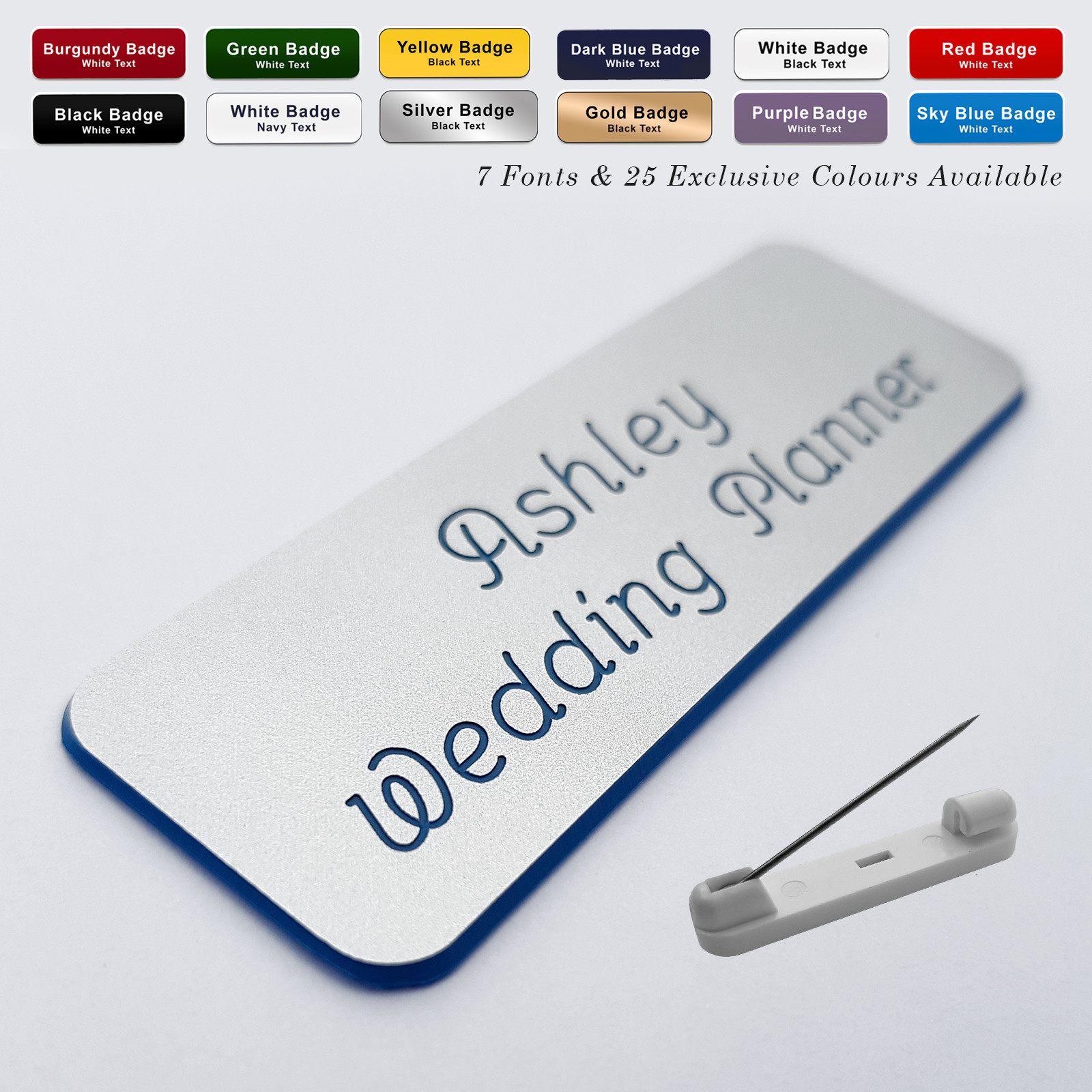 PIN Personalised Custom Name Badge Solicitor GP RGN Sales ...