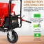 RedRock Wheelbarrow Utility Cart Electric Powered Cart 48V28Ah 1000lbs ...