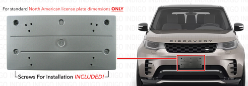2017-2021 Land Rover Discovery Front Bumper License Plate Holder ...