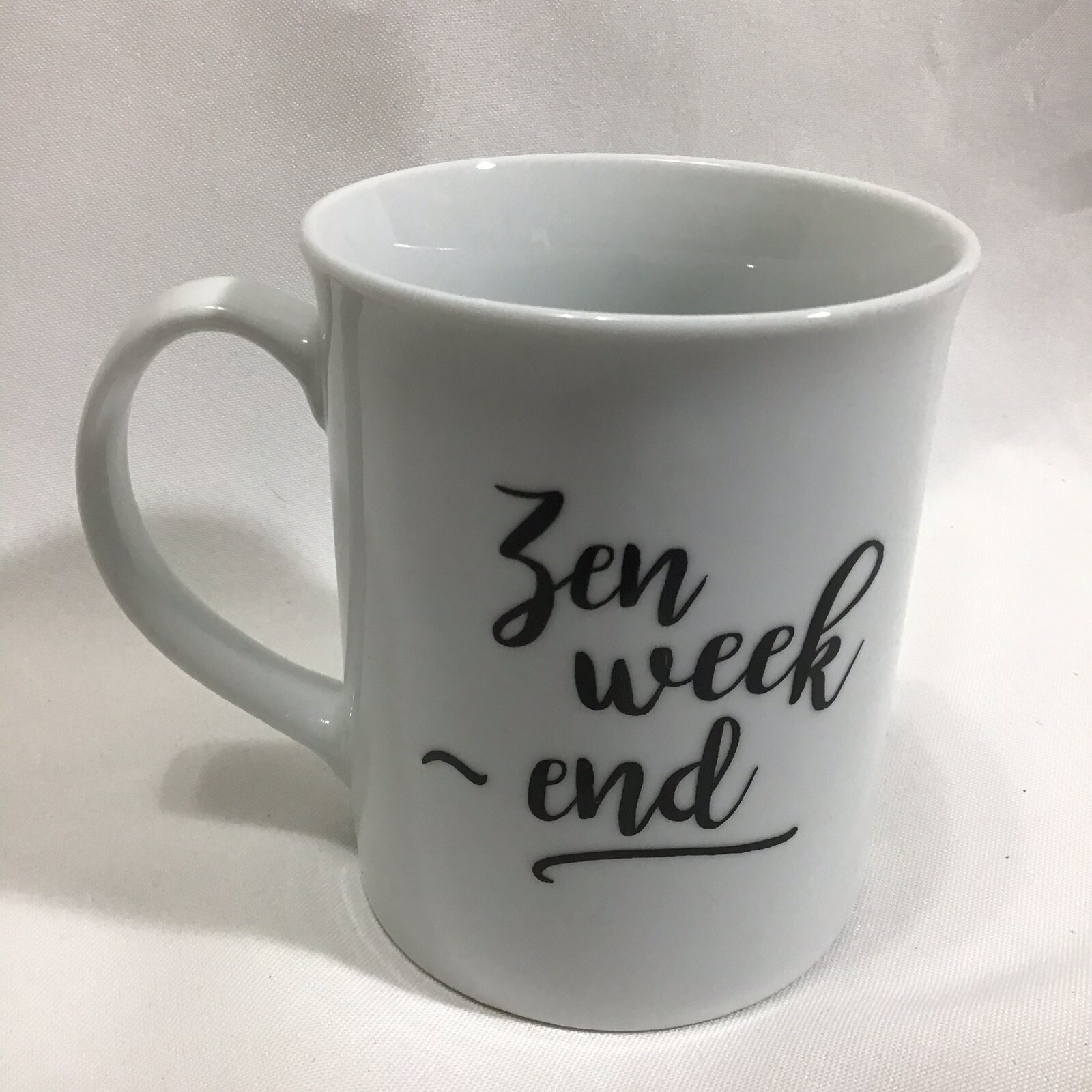 Zen Weekend Yoga Meditation Inspirational Fringe Large Mug | eBay