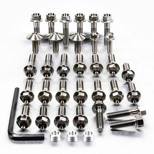 Titanium Engine Kit KTM Duke 690 Flanged Hex EKTM160TIHX Purple | Pro ...