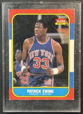 PATRICK EWING 1986-87 FLEER BASKETBALL #32 ROOKIE RC KNICKS | eBay
