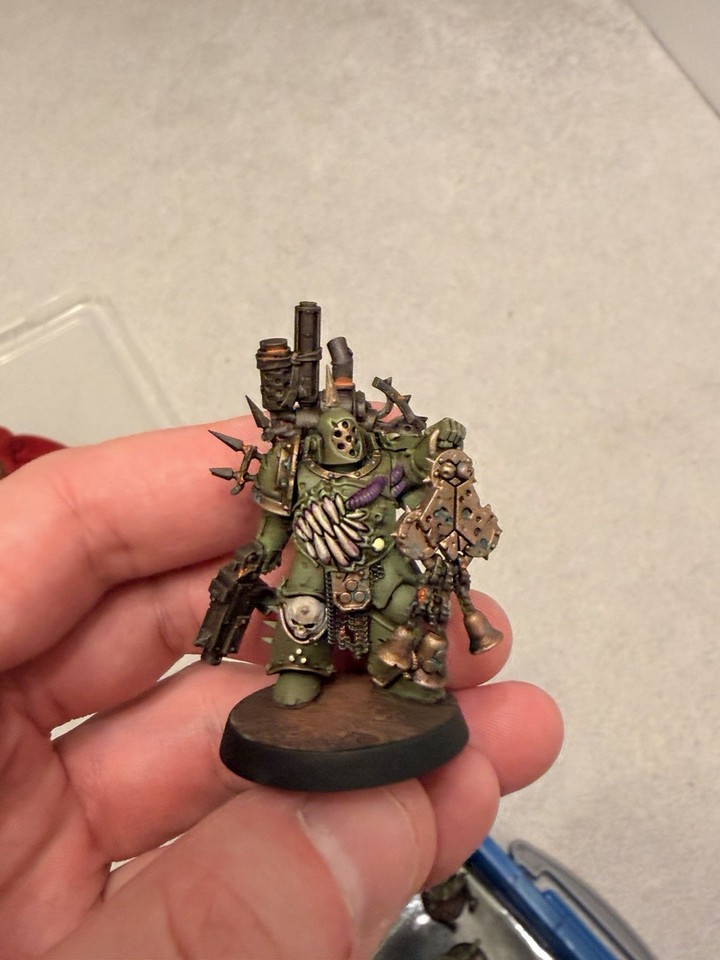 Painted Warhammer 40K Death Guard Plague Marines | eBay UK