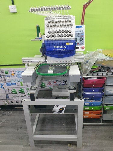 2 x Toyota Expert ESP 9100 NET Industrial Embroidery Machine Tajima Neo ...