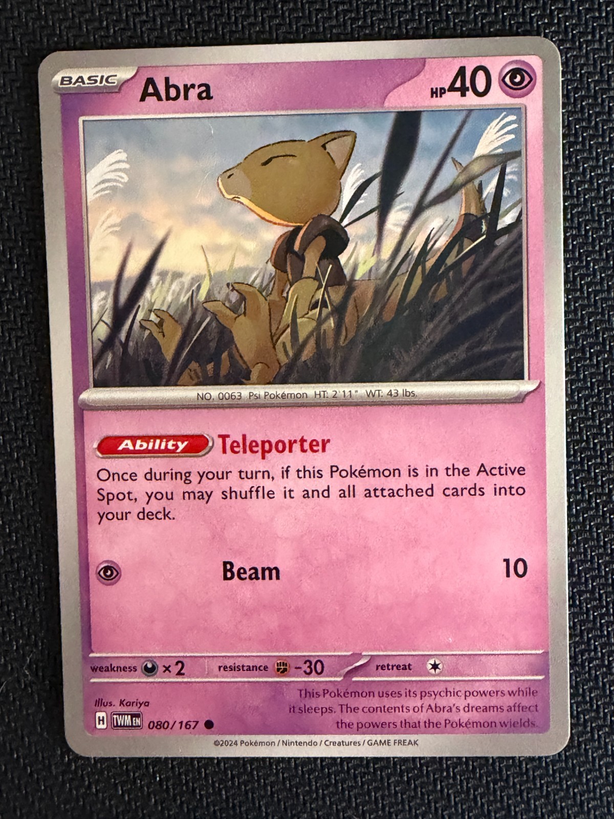 Abra ~ Cute Pink & Pastel Pokemon Gallery | eBay