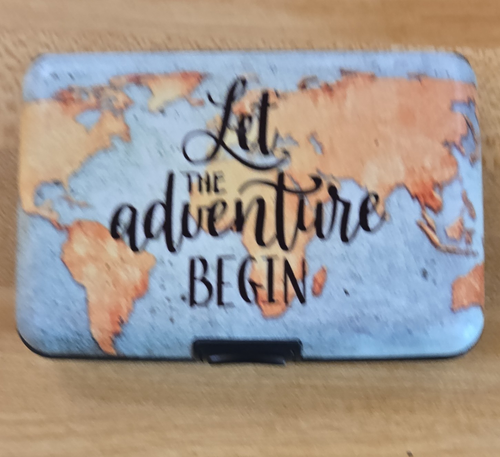 "Let the Adventure Begin" Hinged Storage Box w/ Compartments | eBay