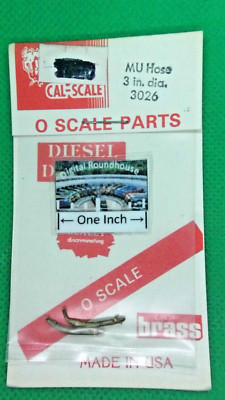 Cal-Scale O scale #3026 MU HOSES, 3 in. DIAMETER, PAIR | eBay
