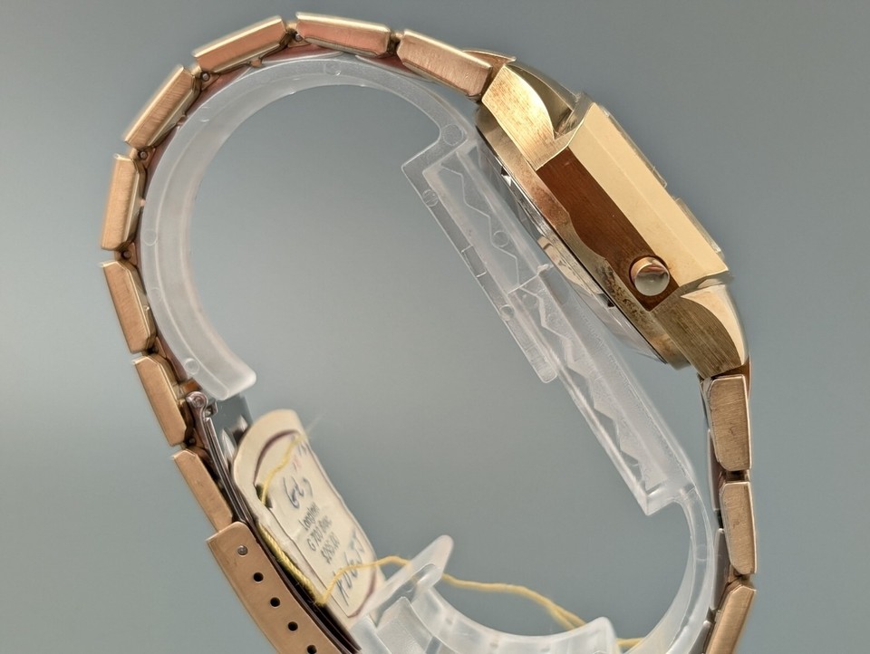 [N Mint] 1976 Longines Gemini ll Dual LED Gold Quartz Mne's Watch ...