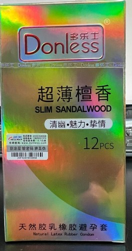 Donless Slim Sandalwood Condom 12Ct Expire 06/25 | eBay