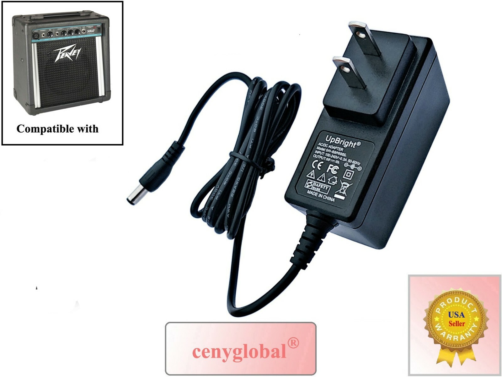 AC Adapter For Peavey Solo Portable Battery Powered PA System 00476100 ...