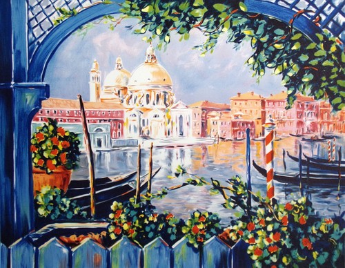 Alain Ragaru Untitled Venice Hand Signed Lithograph Fine Art Print ...