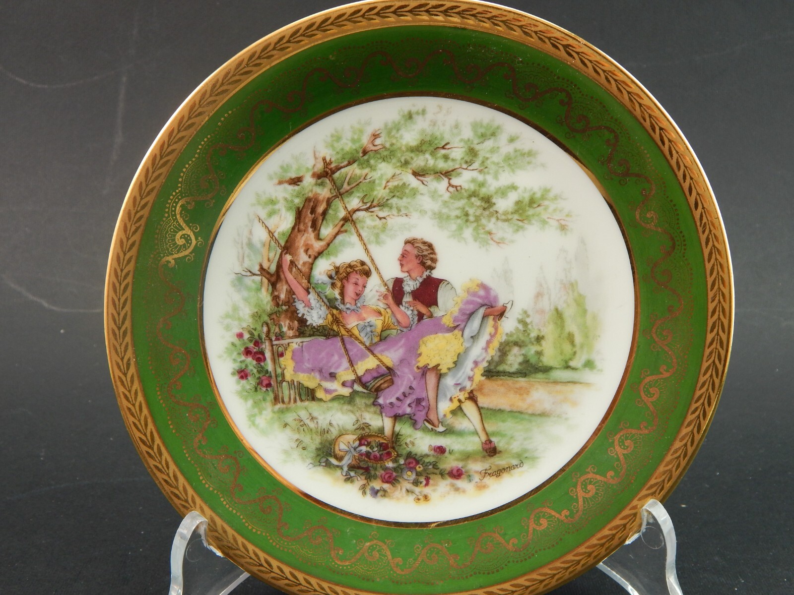 Precious Decorative Plate Porcelain Limoges P Pastaud Painting By ...
