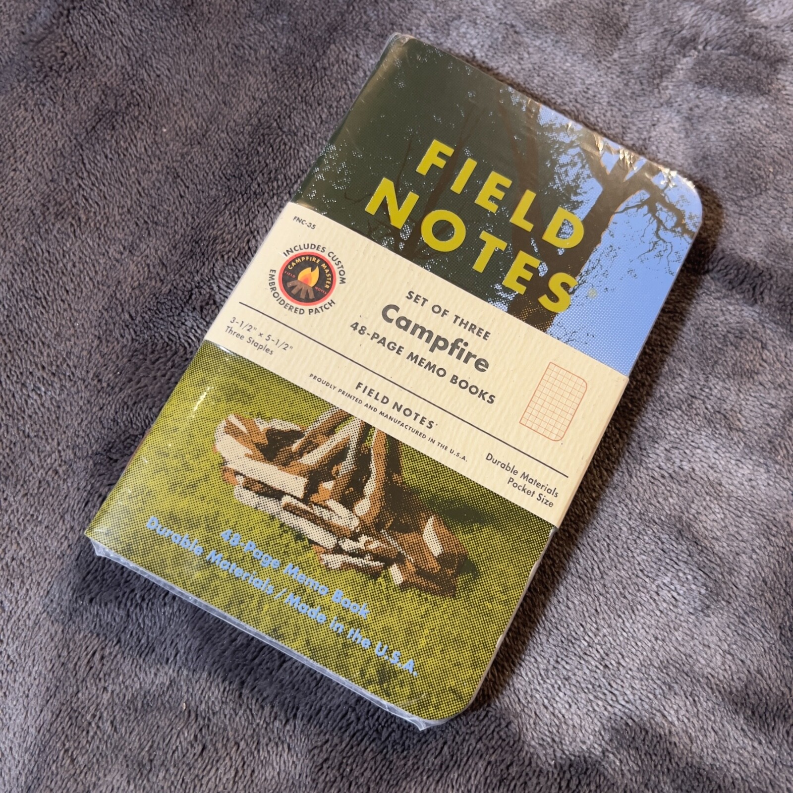 FIELD NOTES Campfire (FNC-35) Notebooks 3 Pack - New/Sealed | eBay
