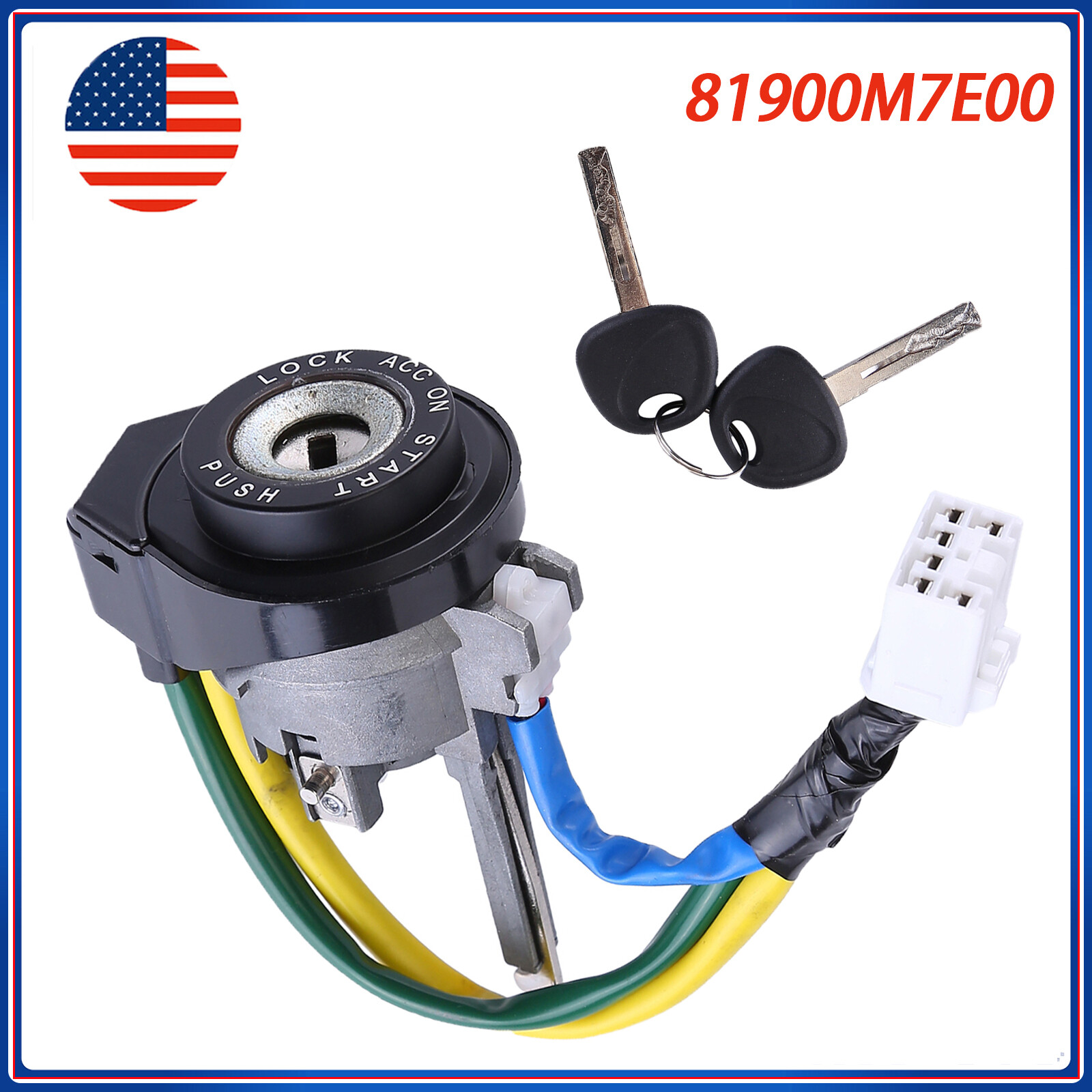 For 2019-2023 Kia Seltos Soul Forte Ignition Lock Cylinder Switch With ...