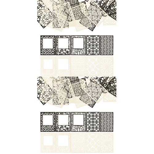 2 Count Embossed Hollow Paper Vintage Scrapbook Background for ...