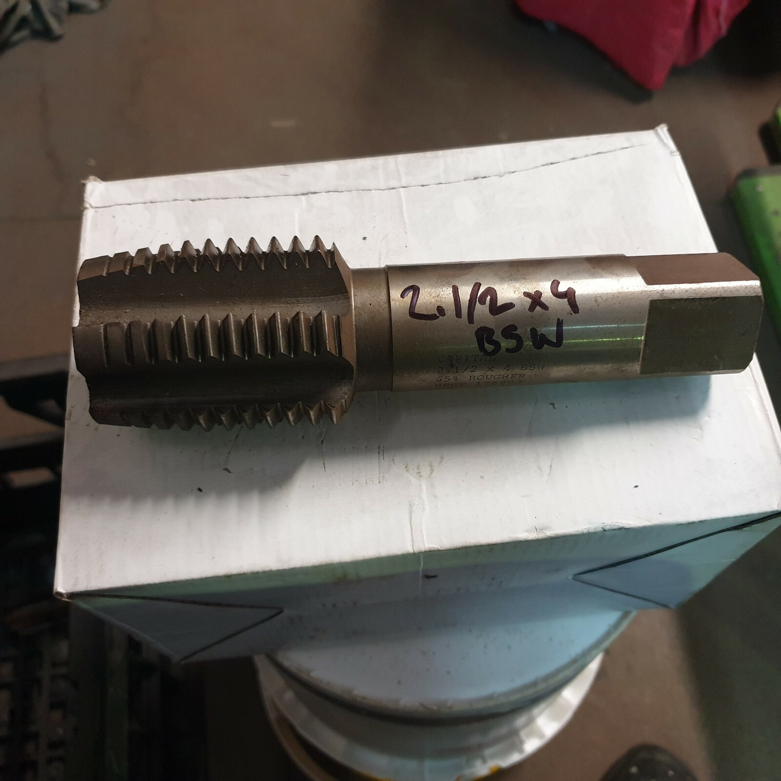 Capital 2 and a 1/2" inch hand Tap BSW intermediate tap RH | eBay