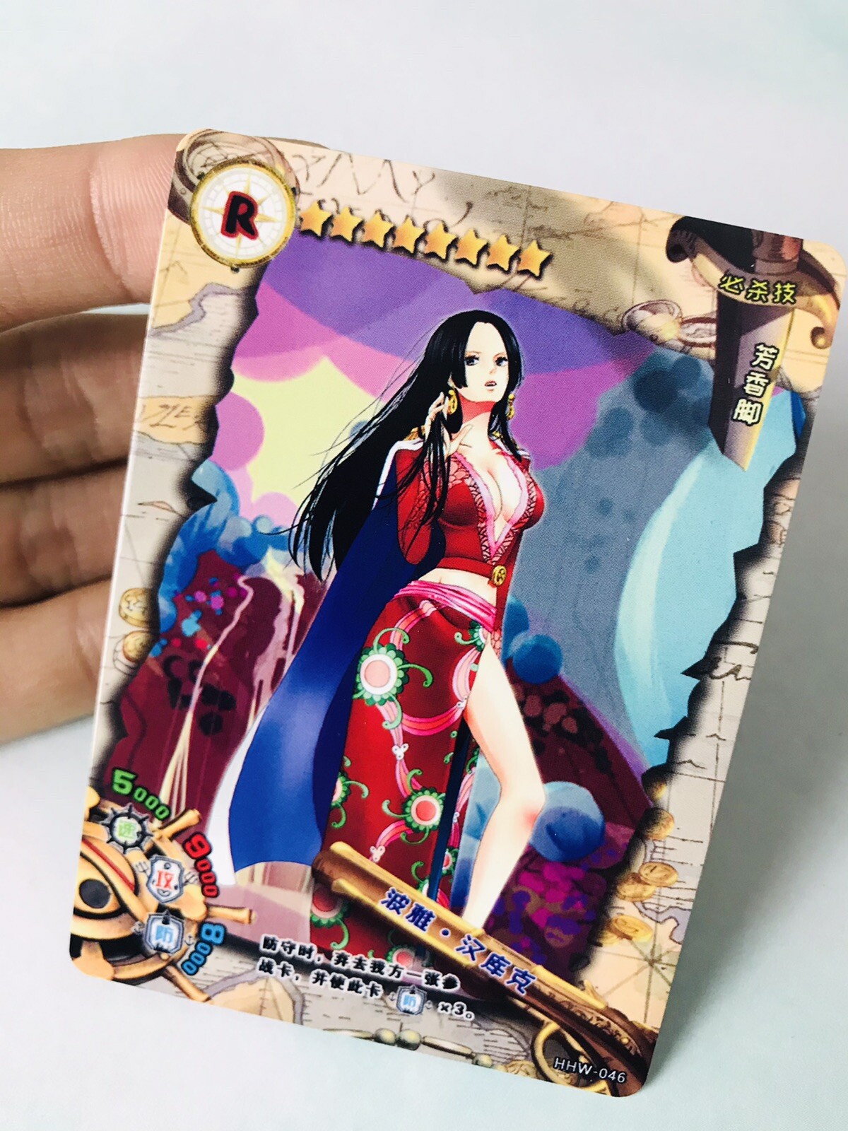 Anime One Piece Kuja Pirate Empress Boa Hancock Mint Trading Card CCG ...