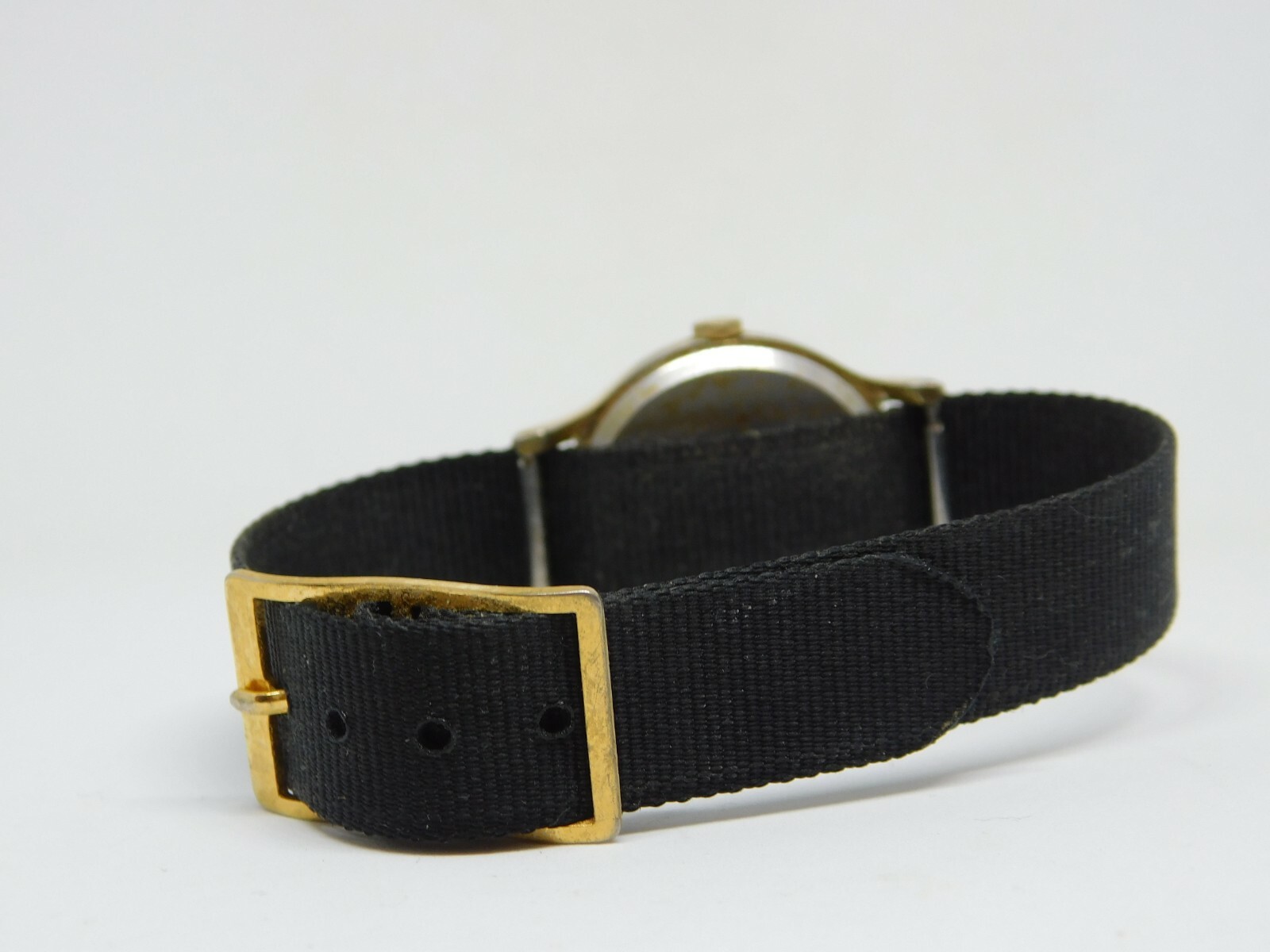 Jemis Y121-A330 Gold Tone Case Nylon Band Quartz Women's Watch New ...