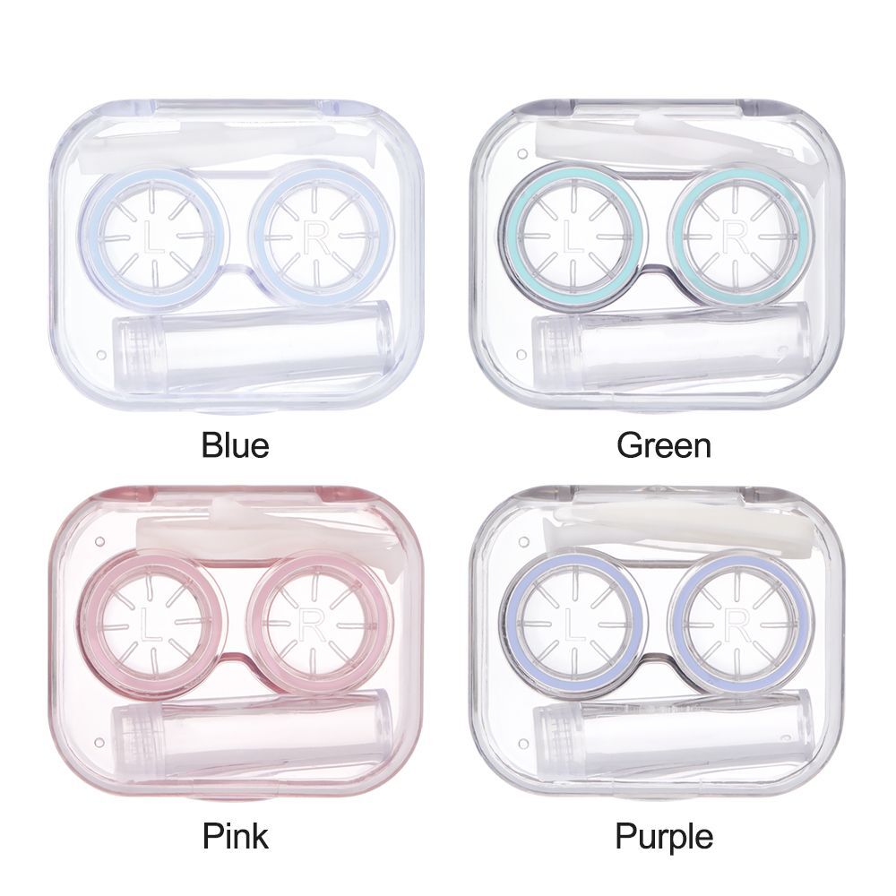 Holder Contact Lenses Case Lens Box Tweezers Storager Solution Bottle ...