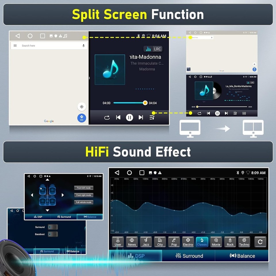 64G Head Unit For BMW 3-series E46 1998-2006 Carplay Android 15 Car ...