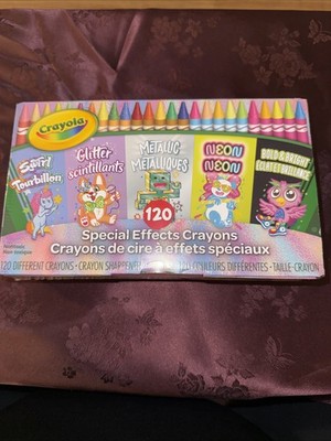 Crayola Special Effects Crayons 120 Count | eBay