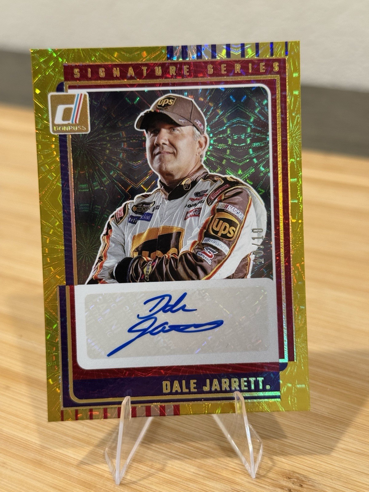 Dale Jarrett 2025 Donruss NASCAR #SS-DJT Signatures Series - Blue Ice ...