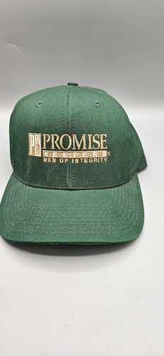 Vintage 90s Promise Keepers Green Baseball Cap Hat Lid Snapback Men Of Integrity | eBay