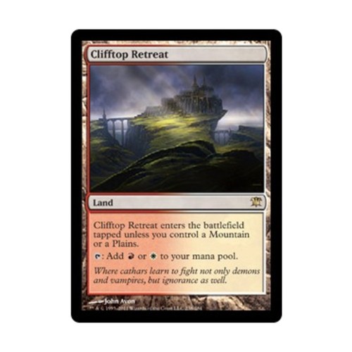 WOTC MtG Innistrad Clifftop Retreat (R) (Foil) EX | eBay