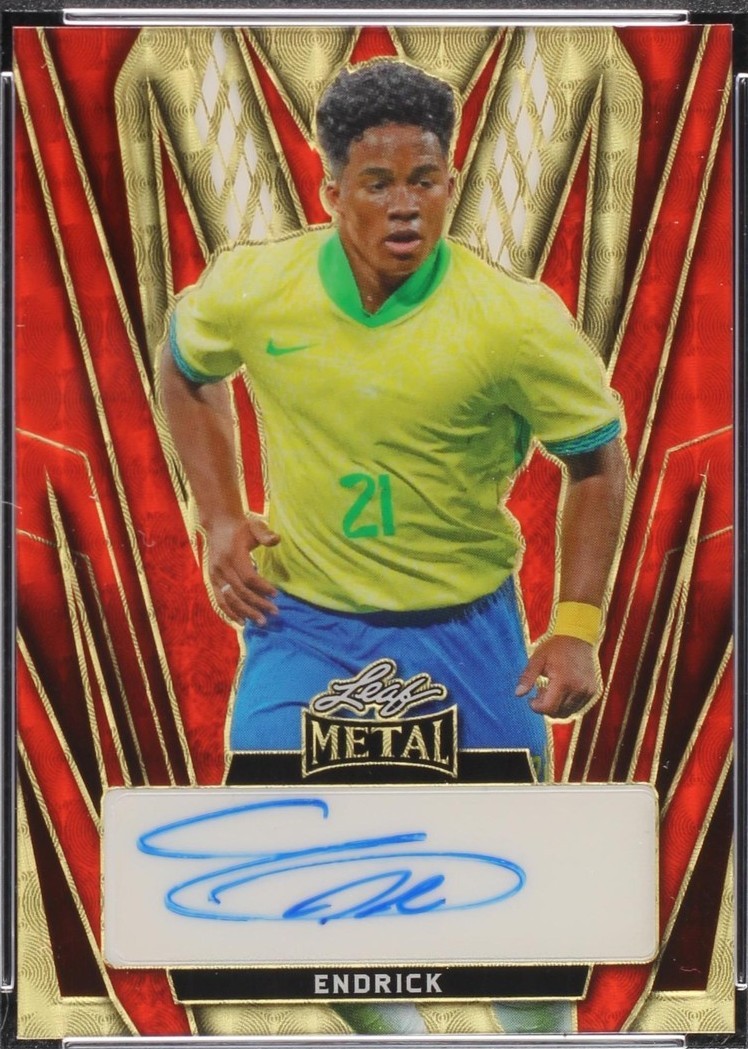 2024 Leaf National Convention - Leaf Metal Autographs Endrick #LMBA-E1 ...