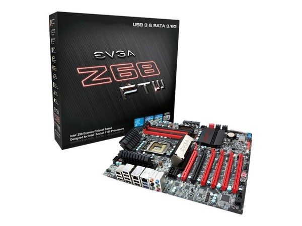 Evga Z68 FTW, LGA 1155, Intel (160-SB-E689-KR) Motherboard for sale ...