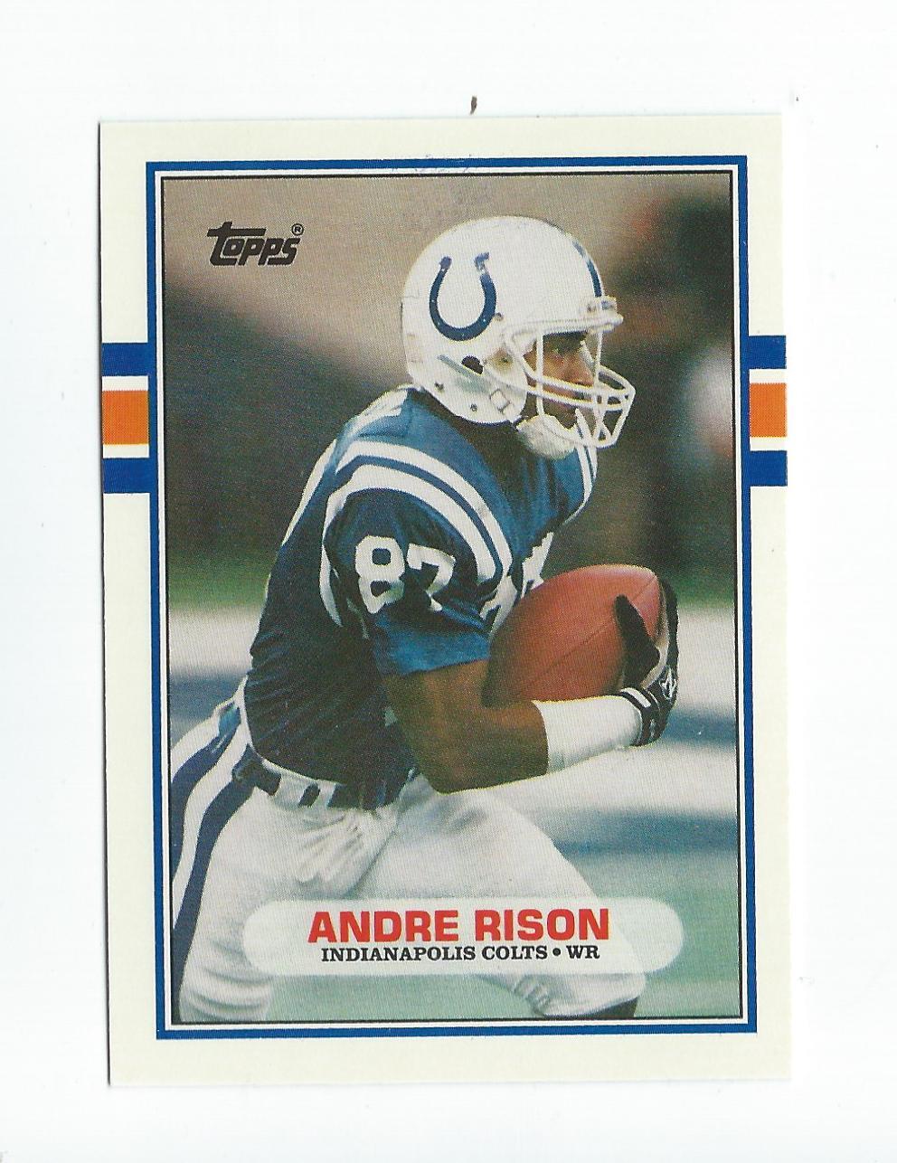 1989 Topps Traded #102T Andre Rison RC Rookie Colts Falcons Packers | eBay