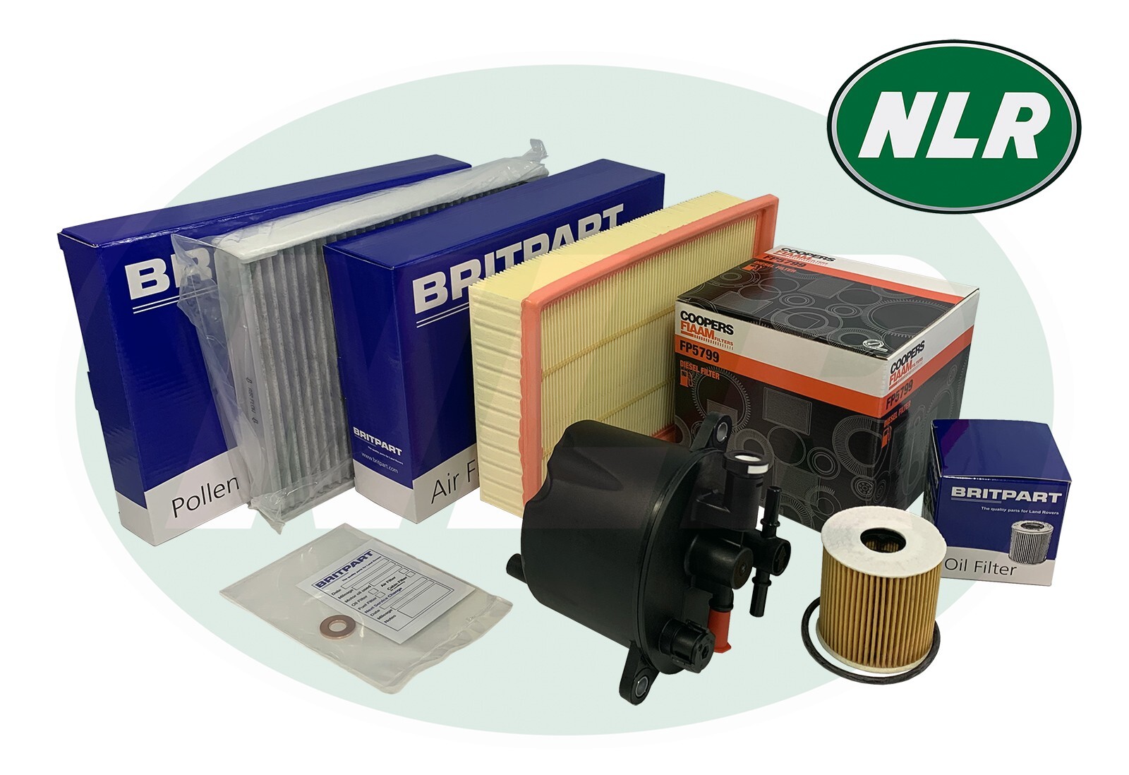 Britpart Service Kit for Land Rover Freelander MK2 2.2 Diesel from 2006 ...