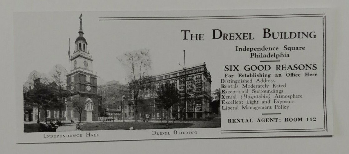 1932 The Drexel Building Advertisement Philadelphia, PA | eBay