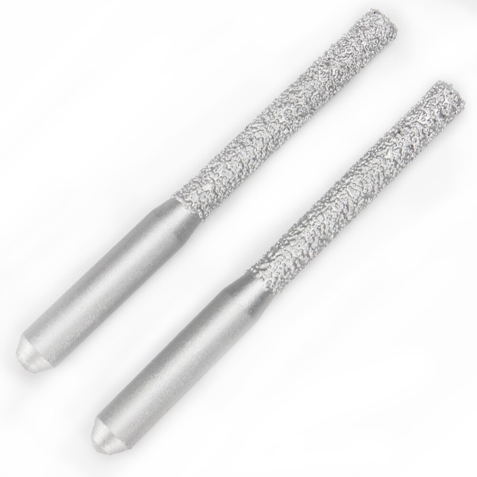 Diamond Straight Router Bit Brazed Cylinder Profile Wheel 1/2" 1/4 ...