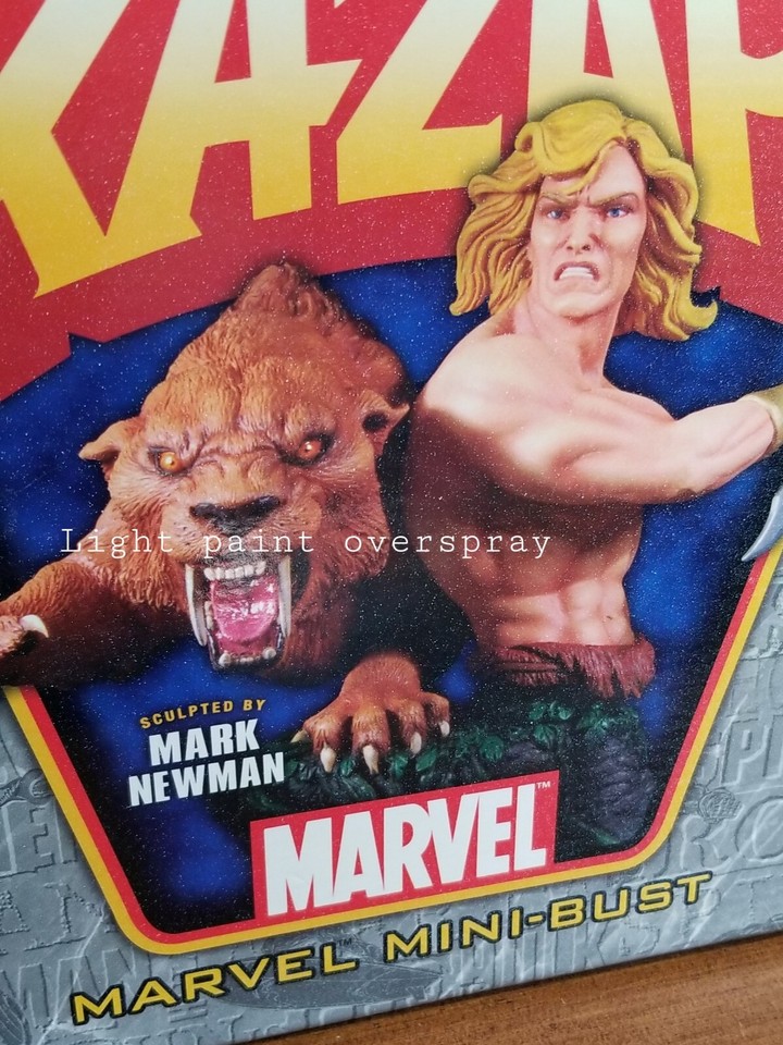 Ka-zar and Zabu Marvel Comics Bowen Designs Mini Bust Figure #526/1700 ...