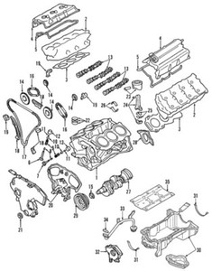 11044-4W000 Nissan Gasket-cylinder head 110444W000, New Genuine OEM ...