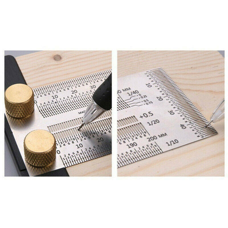 Ultra Precision Marking T-Type Ruler Woodworking Measuring Tool ...
