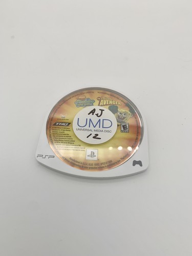 SpongeBob SquarePants: The Yellow Avenger (Sony PSP, 2006) Disc Only ...